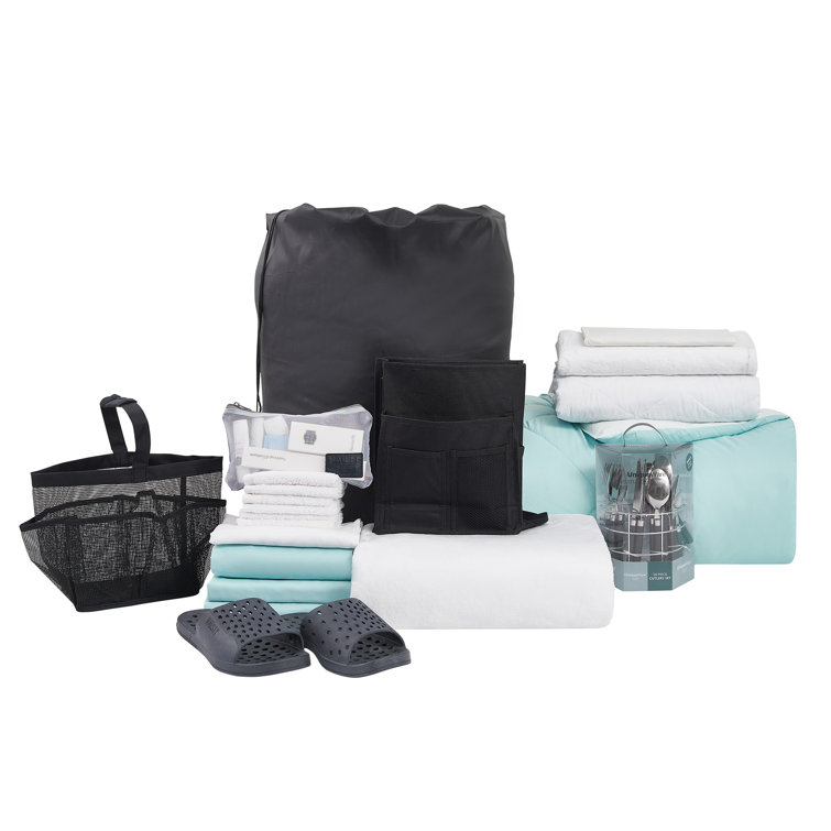 DormCo 44 Piece College Dorm Bedding And Essentials Package - Wayfair Canada